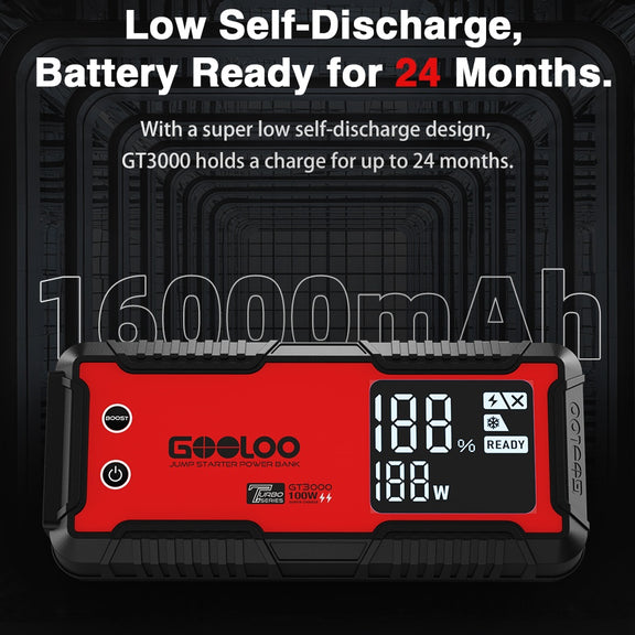 GOOLOO GT3000 Best Portable Jump Starter