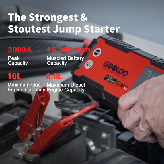 GOOLOO GT3000 Best Portable Jump Starter